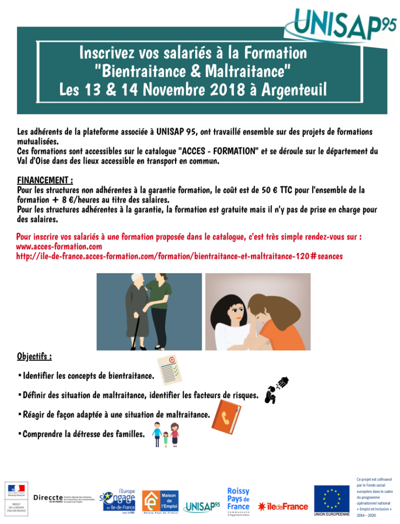 Formation « Bientraitance & Maltraitance » – Unisap 95
